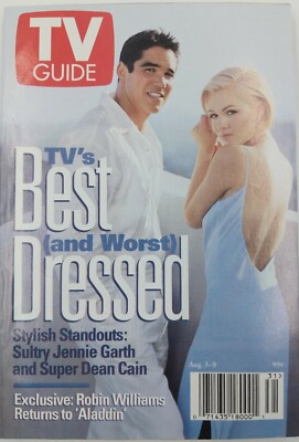 Tv Guide Mag Jennie Garth Dean Cain August 3-9, 1996 TV's Best (& Worst ...