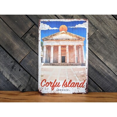 Corfu Island Greece Sign | eBay