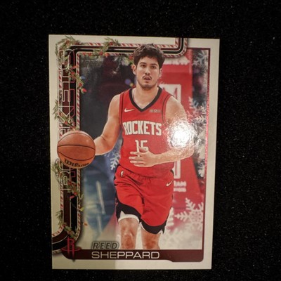 2025 Topps Holiday - Reed Sheppard #H143 Houston Rockets NBA Basketball ...