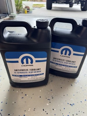 Mopar Antifreeze Coolant 1 Gallon 50/50 Prediluted 68163849AB (purple ...