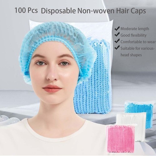 Food Service Cooking Hygienic Cap Bundled Hair Dustproof Work Cap ...
