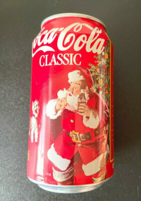 Rare Collectible COCA-COLA Classic SUNDBLOM SANTA Can 1996 Edition ...