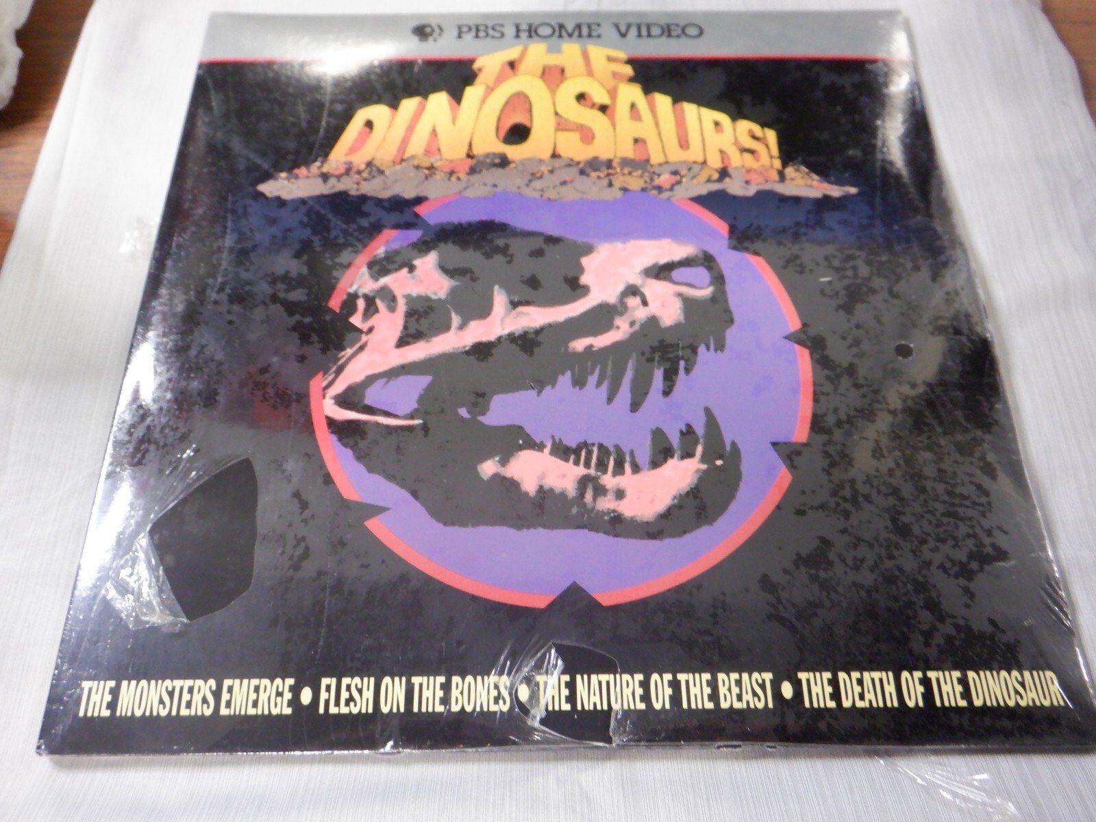 Laserdisc - Dinosaurs PBS Home Video - New Sealed, Damaged Cello | eBay