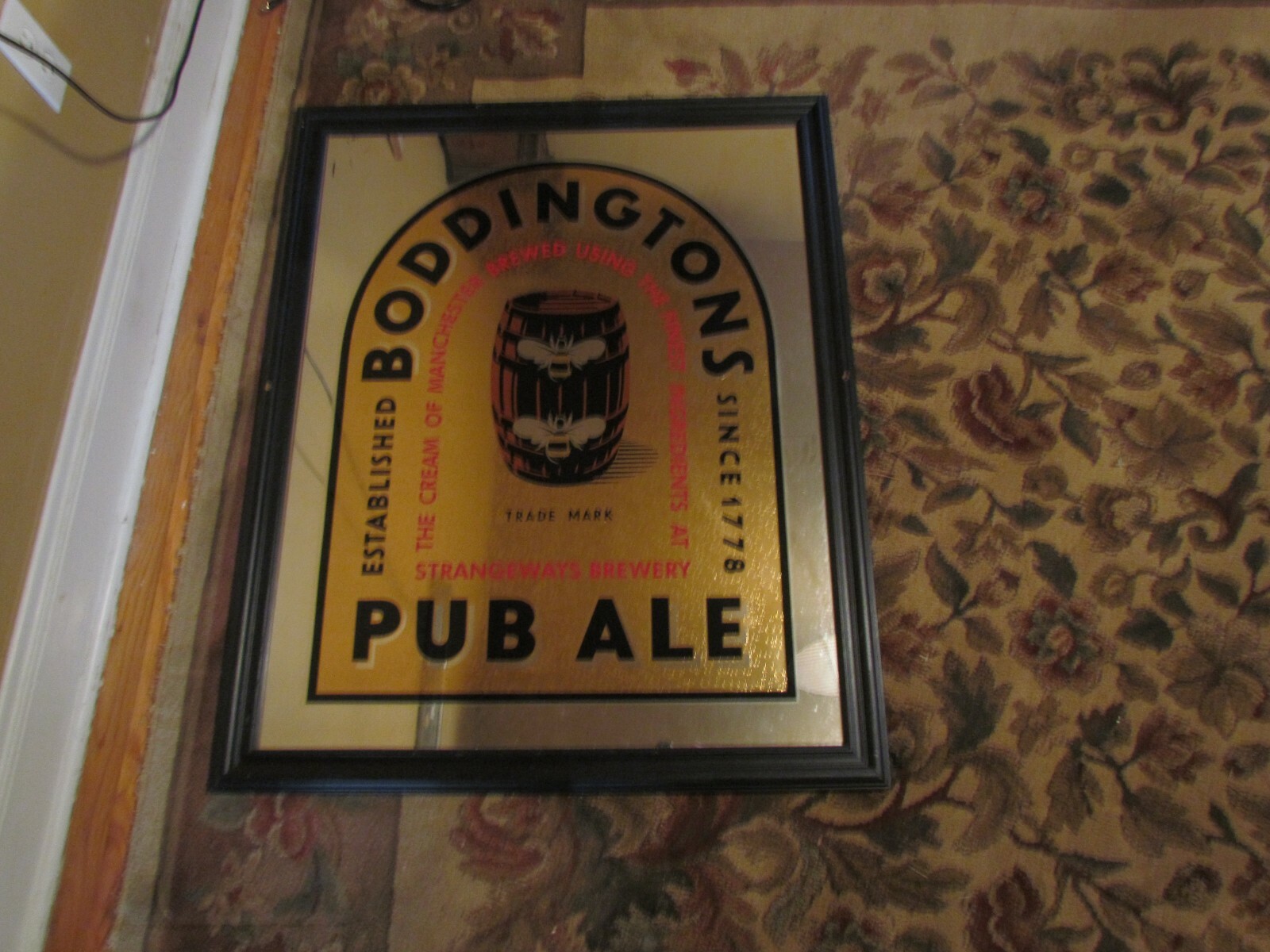 Boddingtons Pub Ale Mirror Bar Sign LOCAL PICK UP ONLY IN CLARK, NJ | eBay