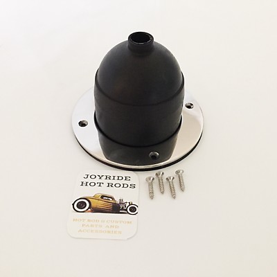 Hot Rod Floor Shifter Rubber Boot and Stainless Trim Rim | eBay