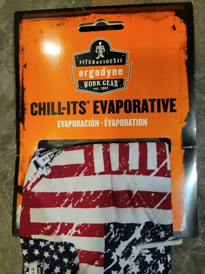 Chill-Its 6710CT Evaporative Cooling Bandana Triangle Hat PVA, Tie ...