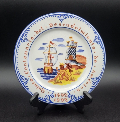Tiffany & Company Columbus Quinto Centenario Celebration Plate 1992 90s ...
