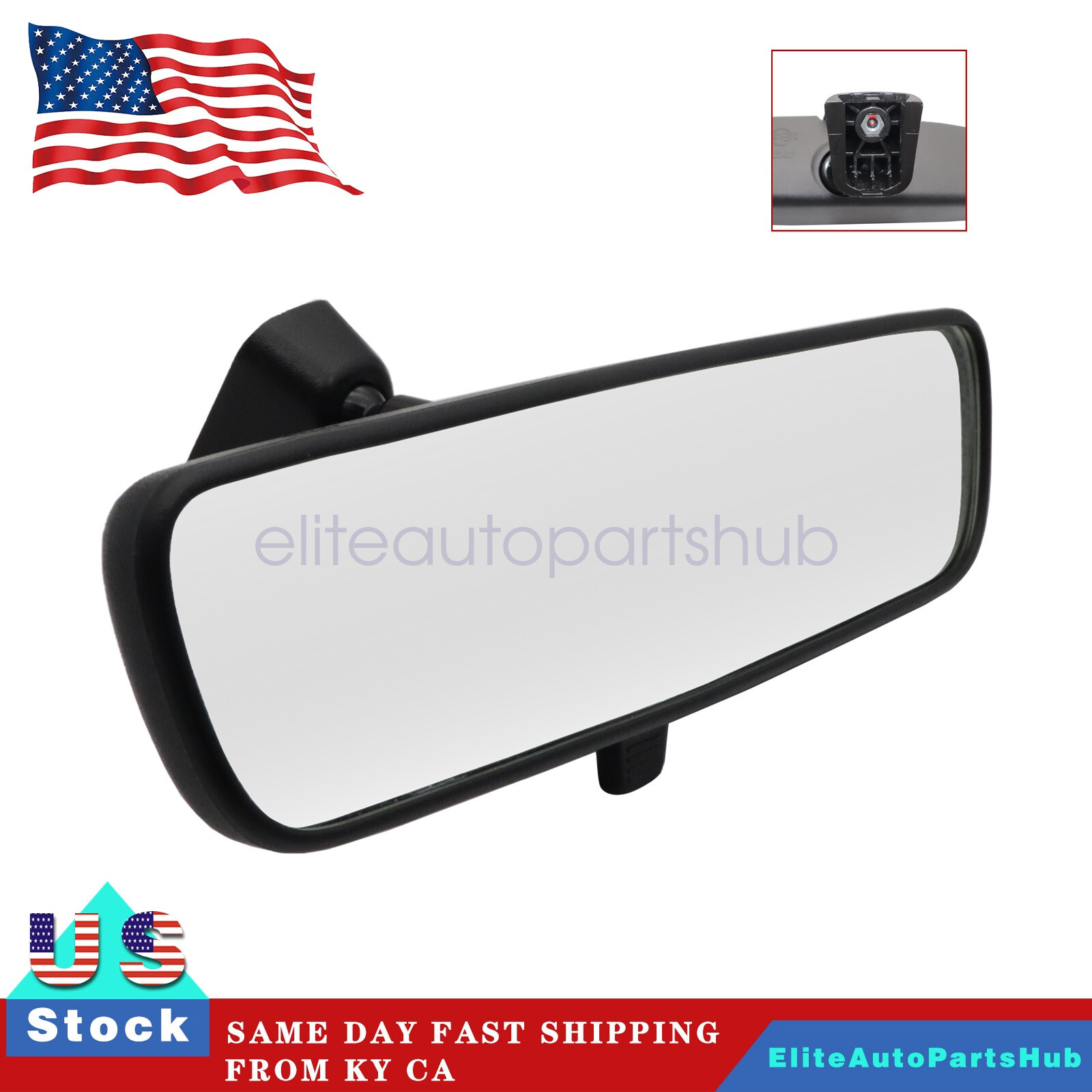 Inside Rearview Center Mirror FOR Hyundai Kia 851013X100 85101-3X100 ...