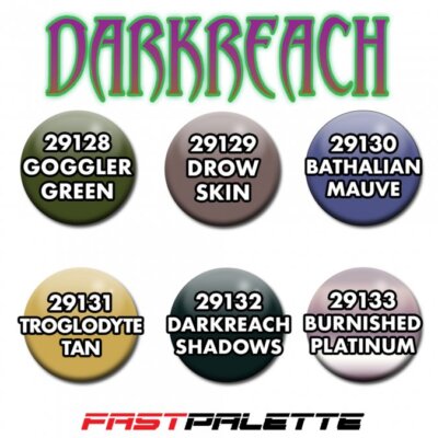 Reaper: Paint Sets: Reaper Fast Palette: Darkreach Colors (6 colours ...