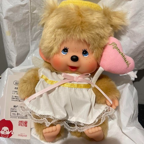 Monchhichi Love Happy Angel Gift 50th anniversary Girl M Size Japan New ...