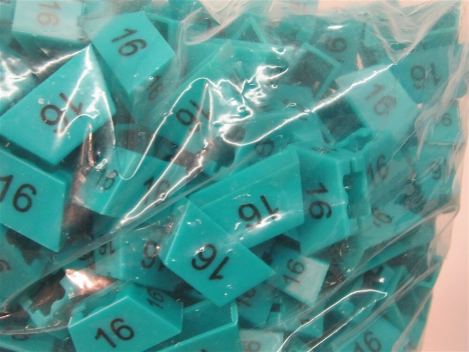 Clothes Hanger Size Indicator, Size 16, Turquoise , 500 Each | eBay