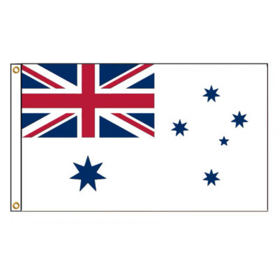 Large Australian White Ensign Flag Double Sided RAN Navy Australia 90 X ...