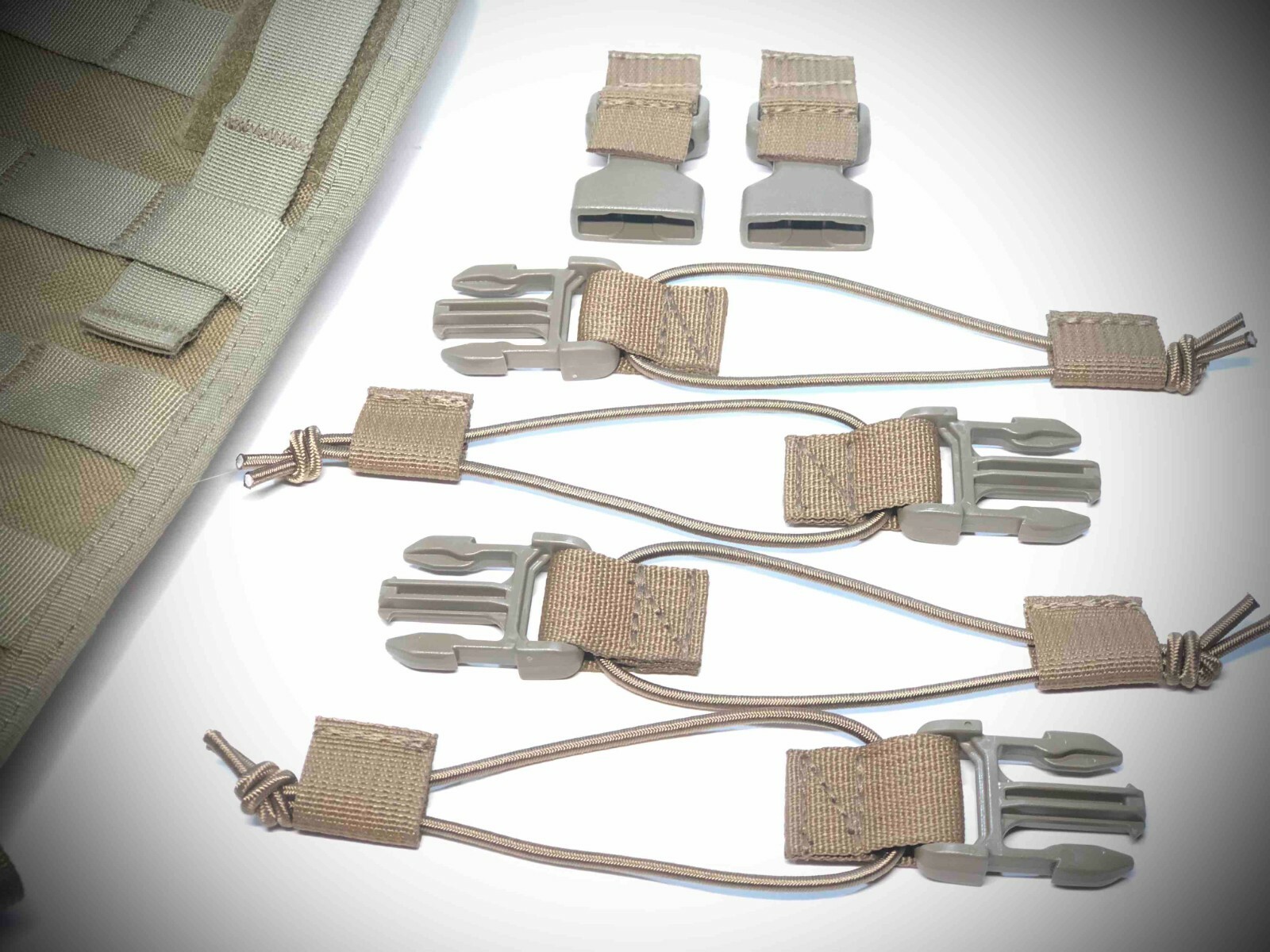 AXL Advanced Suitable SwiftClip Chest Rig/Placard Attach Clip Kit 4x2pc ...