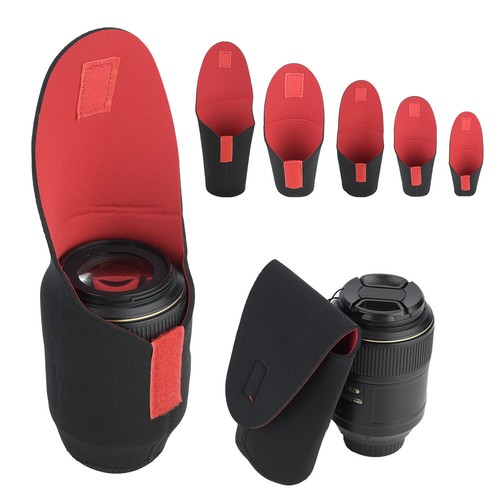 5pcs Camera Lens Storage Bag Protective Case Shockproof Pouch Set ...