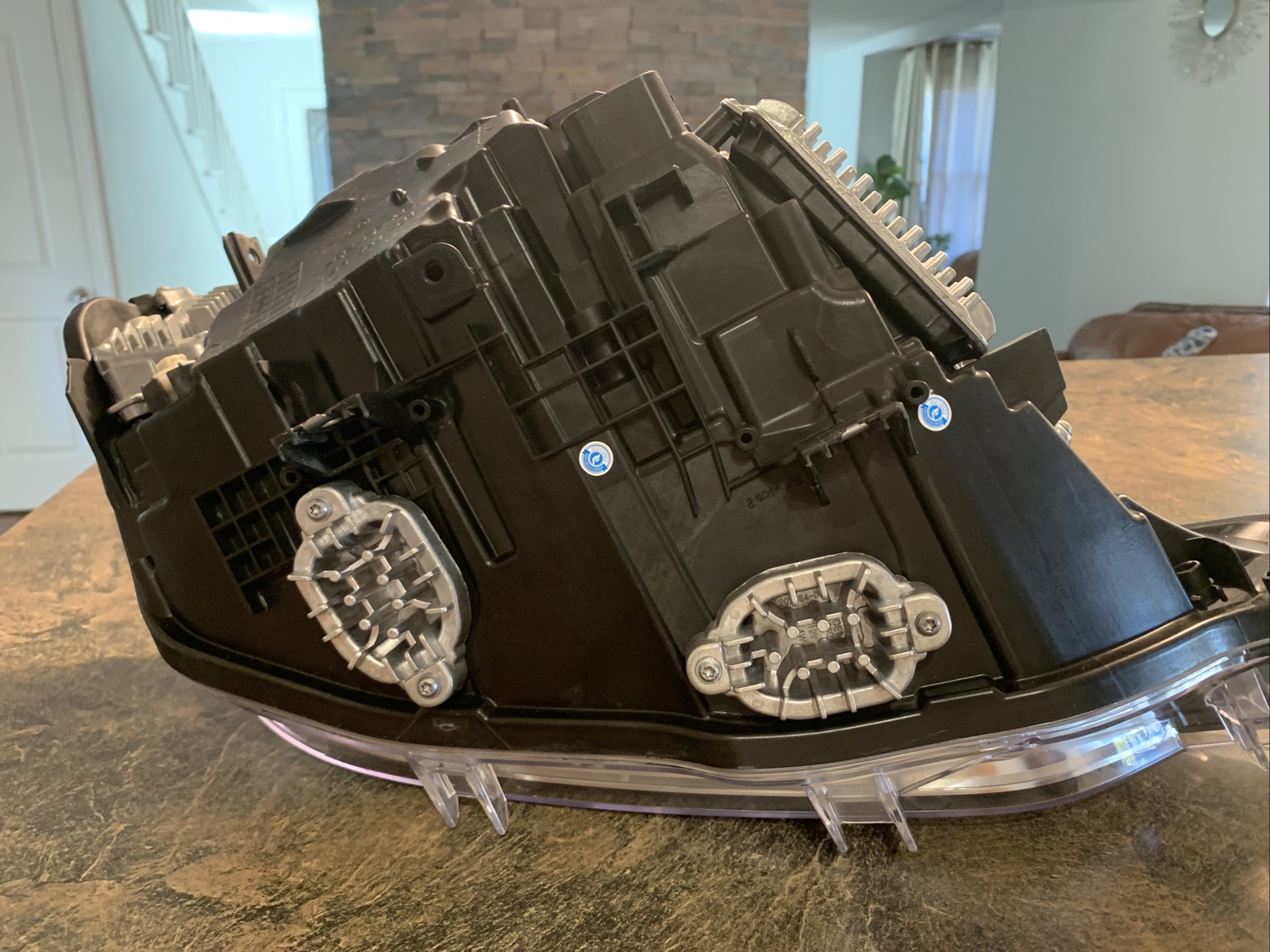 BMW 3 F30 LED headlight. Complete With Ballast. Angel Eyes.Left ...