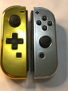 Custom Chrome Silver Gold Nintendo Switch Joy Con Joy-Con JoyCon ...