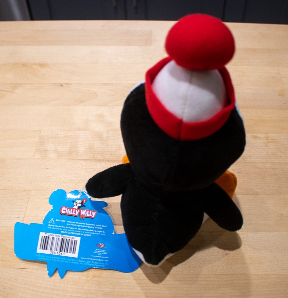 NWT Chilly Willy 7" Plush Stuffed Penguin Toy Factory Rare | eBay