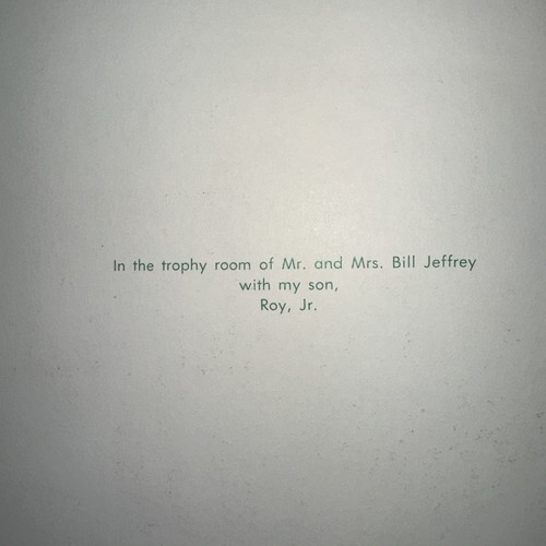 Vintage Roy Weatherby Rifles Christmas Card Showing Trophy Room Of Bill ...