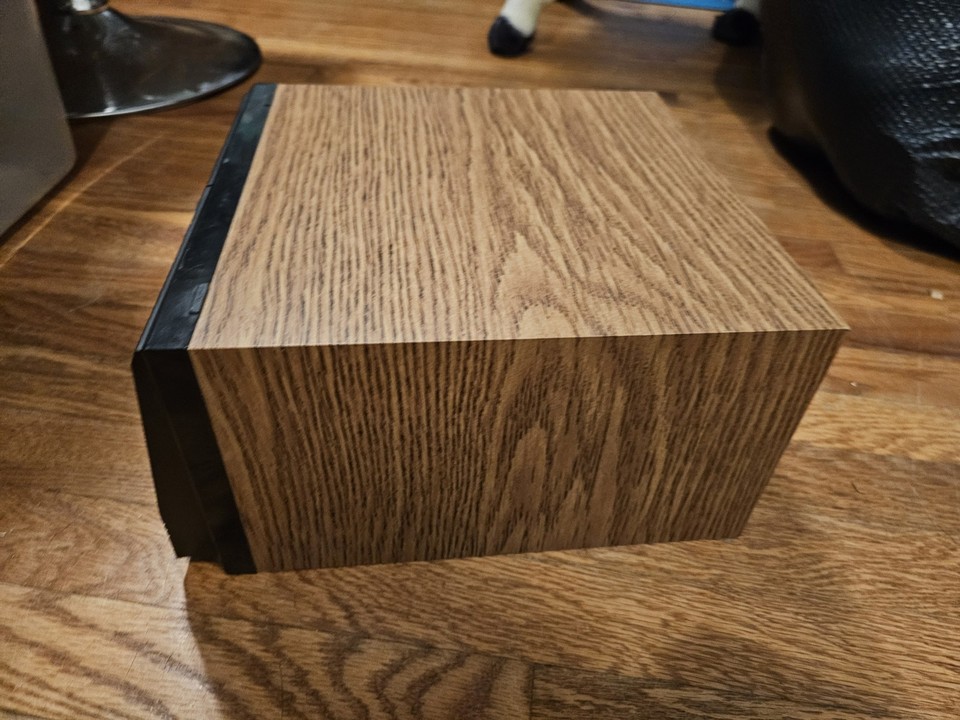 Vintage CD Holder 2 Drawers Storage Cabinet For 40 Compact Discs Faux ...