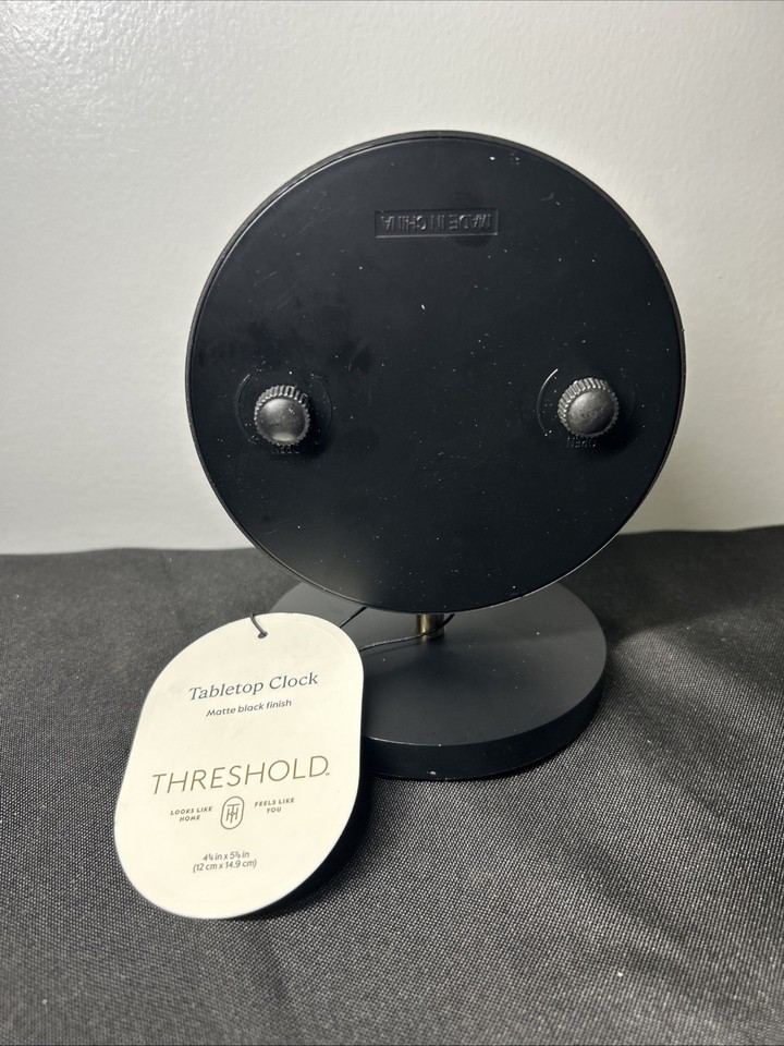 Threshold Tabletop Clock | eBay