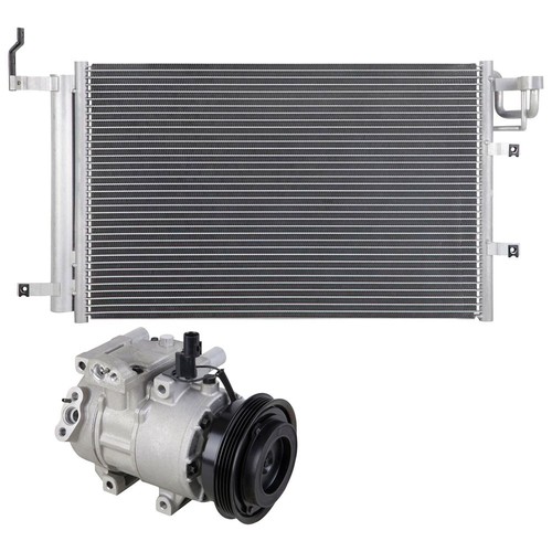For Kia Spectra 2.0L 2007 2008 2009 OEM AC Compressor w/ A/C Condenser ...