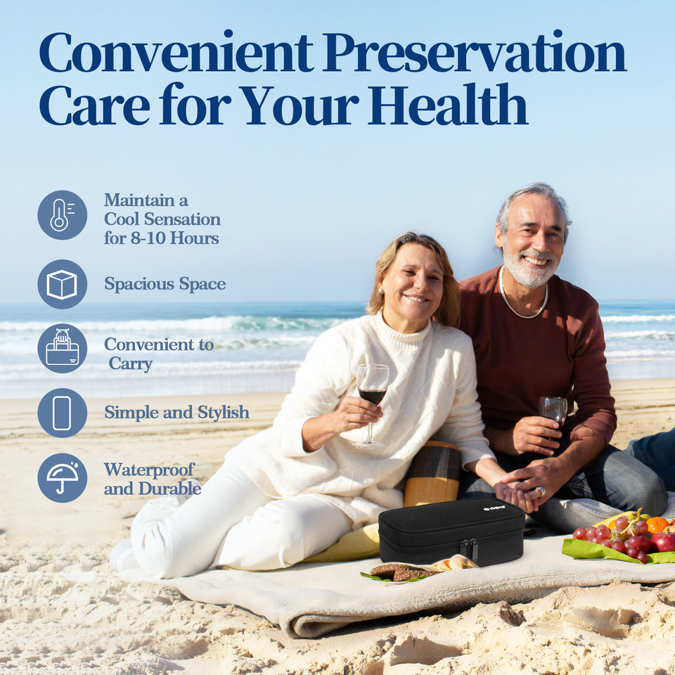 Insulin Cooler Travel Case,Diabetes Carrying Bag Keep Medicine Cool ...