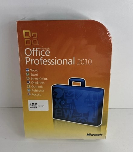 *RARE* NEW / SEALED Microsoft Office Professional Pro 2010 [FULL RETAIL ...