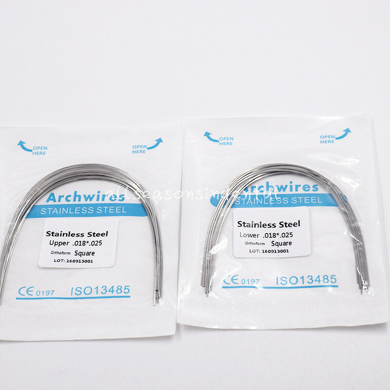 Dental Orthodontic Stainless Steel Arch Wire Rectangular Ovoid/Square ...