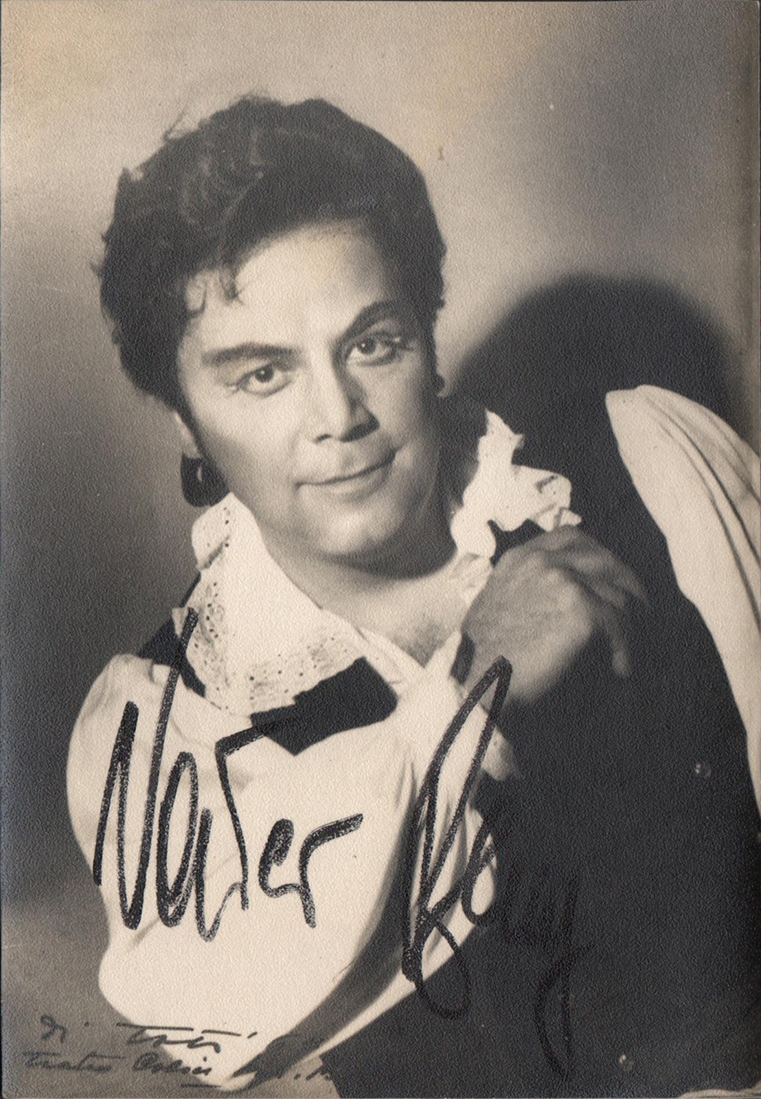 WALTER BERRY - Austrian Bass-Baritone - Original Handsigned B/W ...