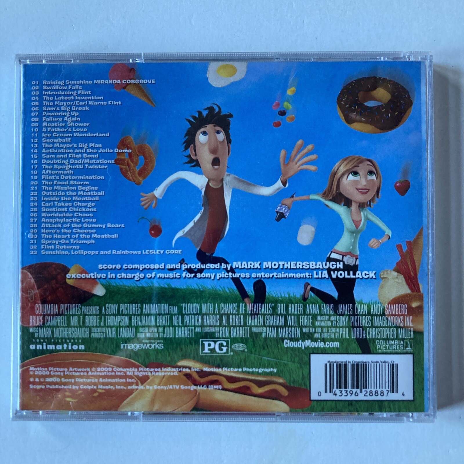 Cloudy With a Chance of Meatballs CD Soundtrack Mark Mothersbaugh ...