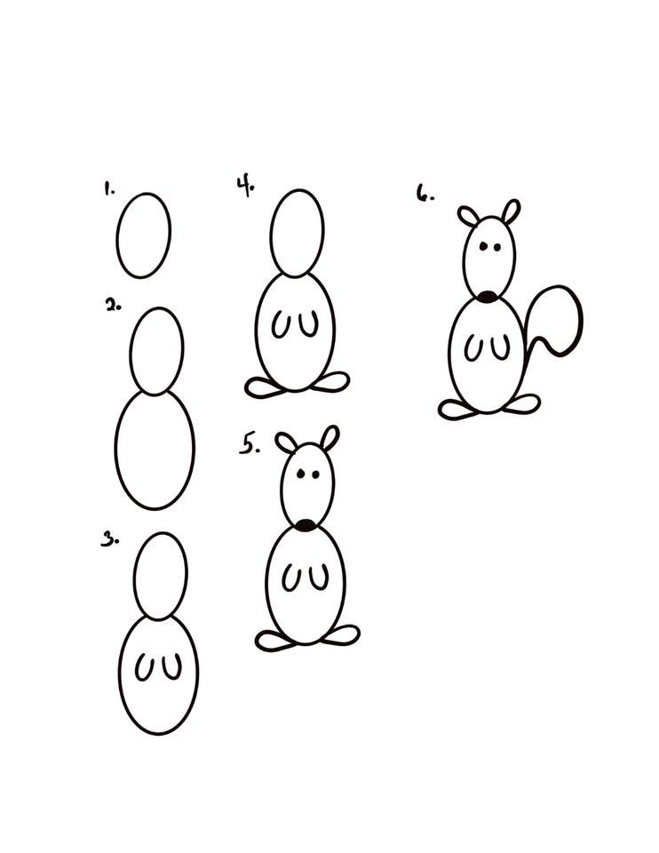 How to Draw for Kids ages 4-8 Simple Step by Step How to Draw Animals ...
