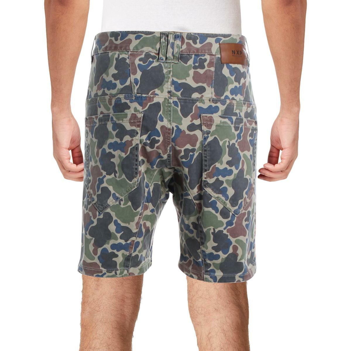 NXP DUCK HUNT CAMO Sergeant Camouflage Skinny Fit Casual Shorts, US 32 ...