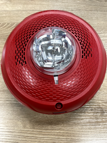 System Sensor Fire Alarm Speaker Strobes - Ceiling Mount Red - Model ...