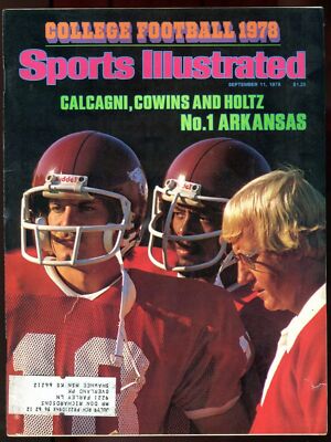 Sports Illustrated September 11, 1978 Calcagni, Cowins, and Holtz ...