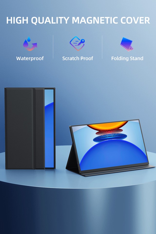 UPERFECT 18.5" 1920*1080 Portable Monitor USB-C Ultra Slim Screen LCD ...