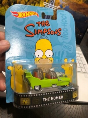 2012 Hot Wheels Retro Entertainment THE SIMPSONS THE HOMER MOBILE | eBay