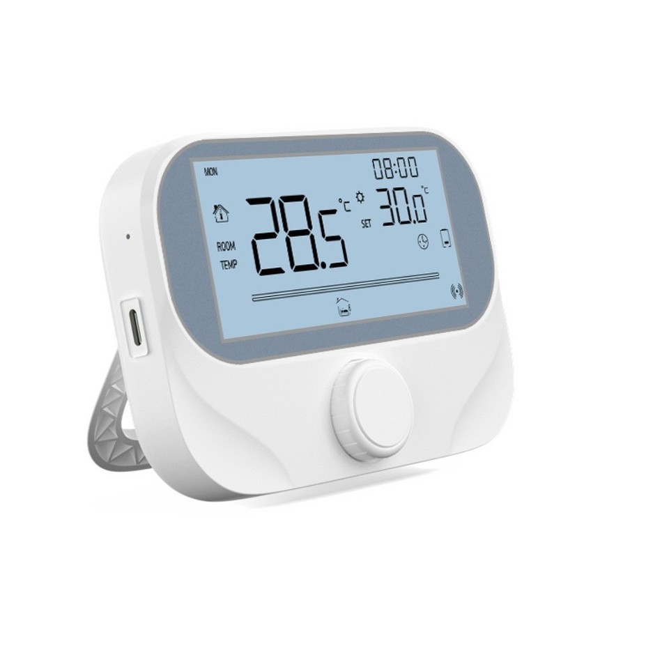 RF Wireless Boiler Thermostat with Programmable Settings for Tuya Smart ...
