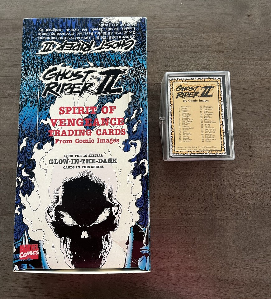 Ghost Rider 2 Spirit of Vengence Glow in the Dark card set and Display ...