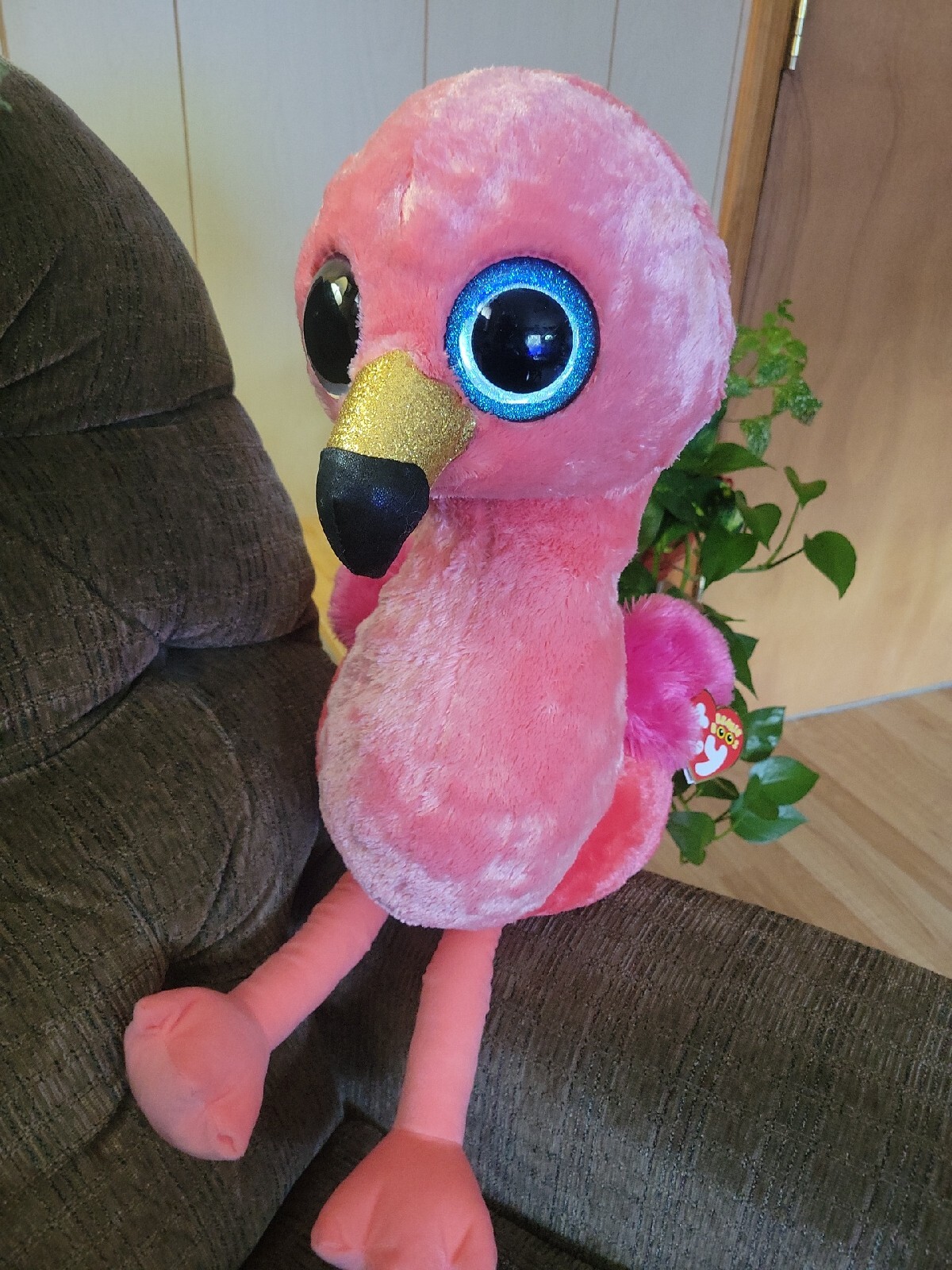 TY Beanie Boos - GILDA the Flamingo Large Size- 17 inches, Pre-owned ...