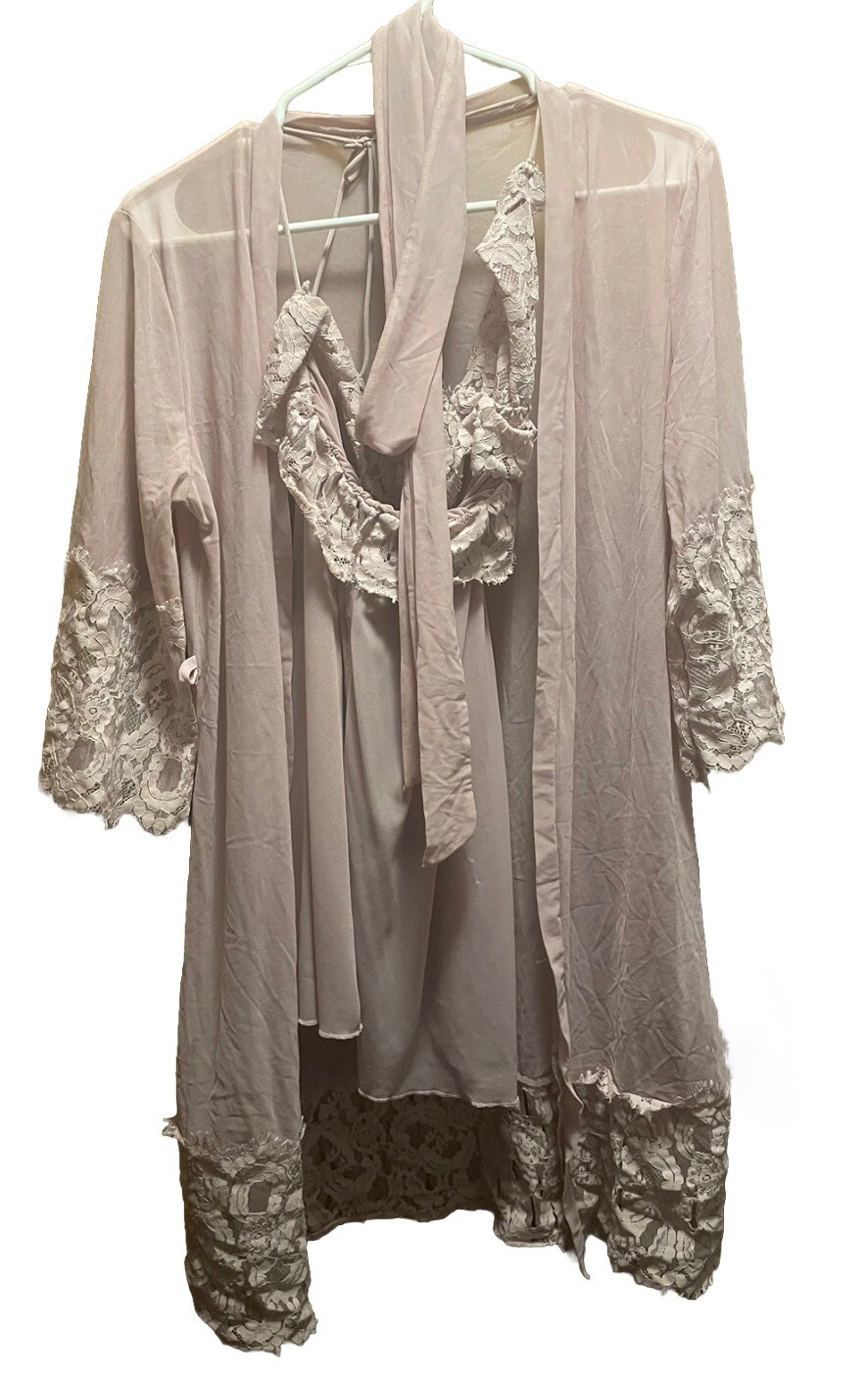 Shirley of Hollywood Lingerie Set In Lilac 2 Piece Se… - Gem