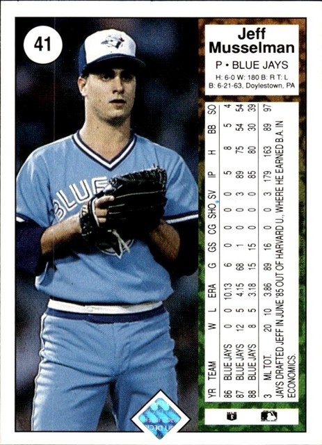 1989 Upper Deck - #41 Jeff Musselman for sale online | eBay