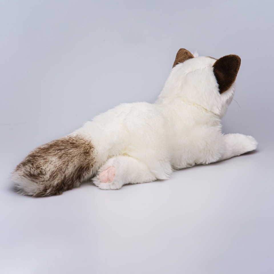 Blinks, Meows & Purrs Realistic Stuffed Cat Interactive Companion Robot ...
