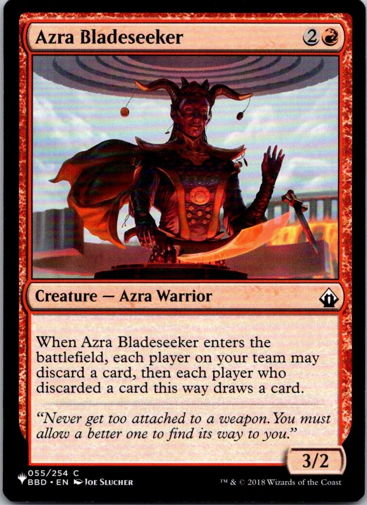 Magic the Gathering Azra Bladeseeker Mystery Booster Free Shipping! | eBay