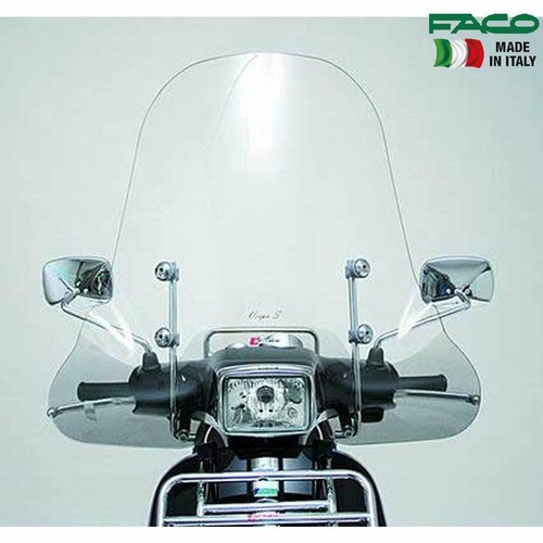 FACO 22721 Windscreen With Shafts Patent Piaggio 125 Vespa S 4T 2007 ...