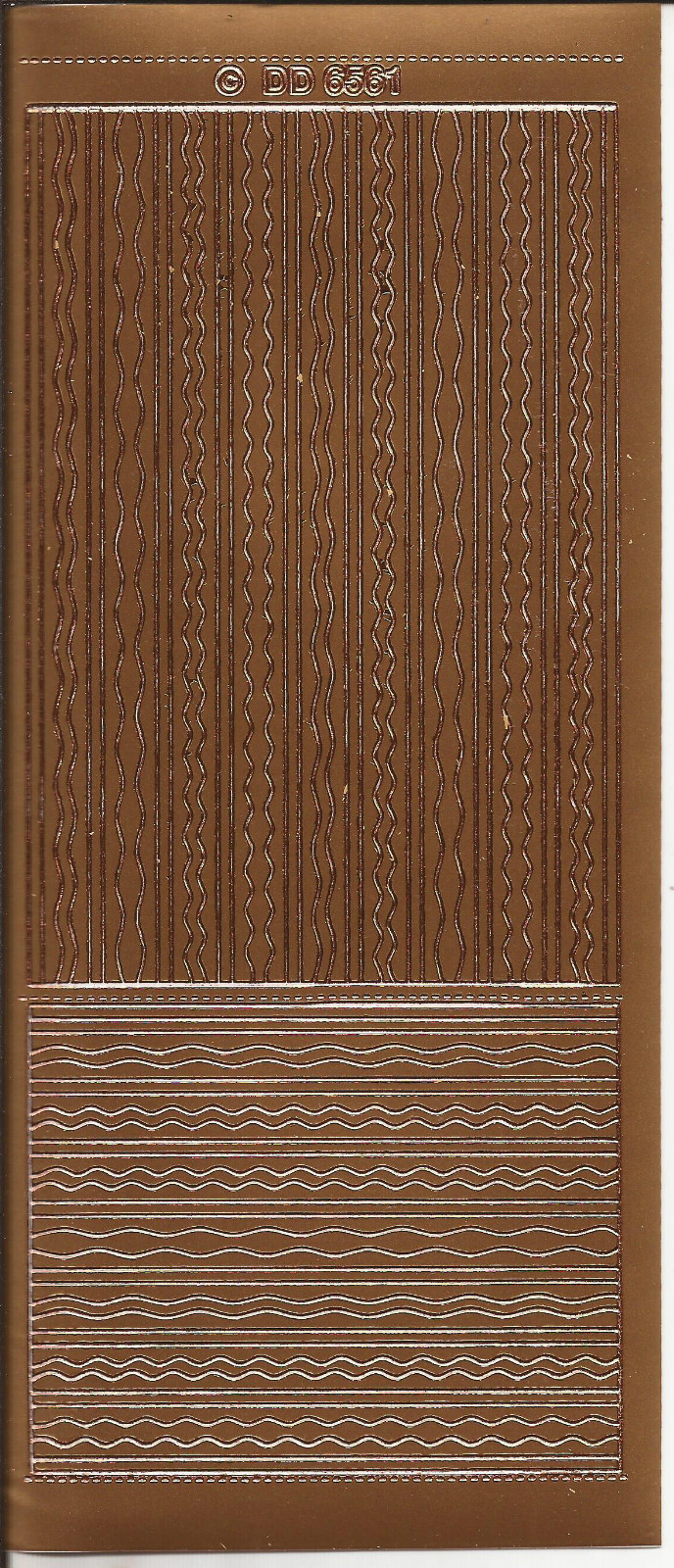 Wavy Lines Borders - Peel Offs - DD - Colourful stickers for card ...