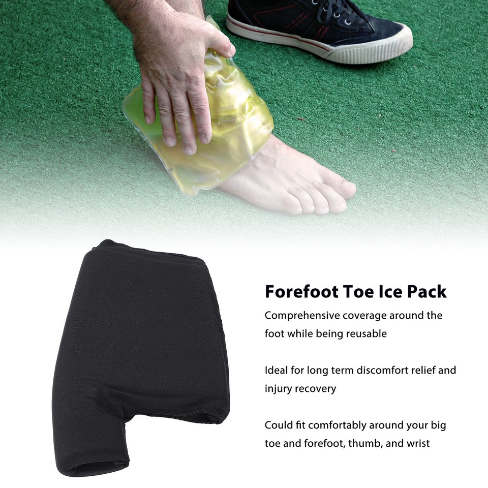 Foot Big Toe Ice Packs Reusable Hot Cold Gel Ice Packs For Tendonitis ...