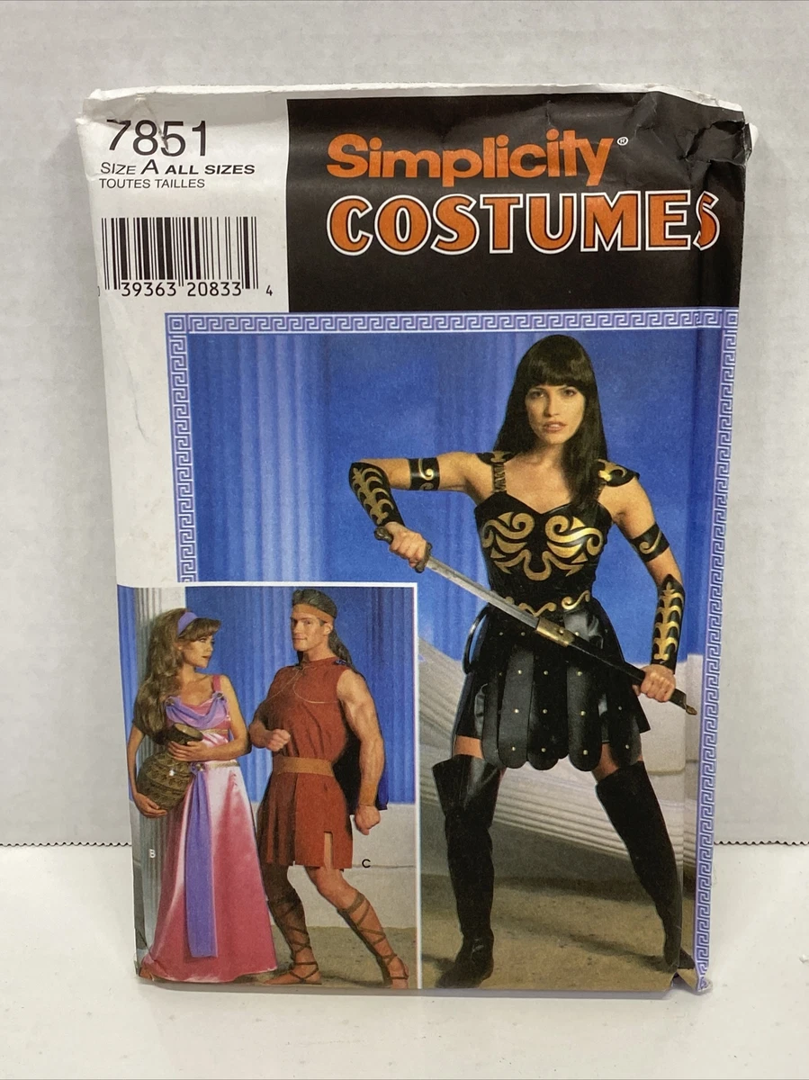 Xena Warrior Princess Costume Pattern