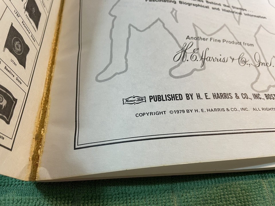 1979 Harris FREEDOM STAMP ALBUM of the U.S. Stamp Collecting Starter ...