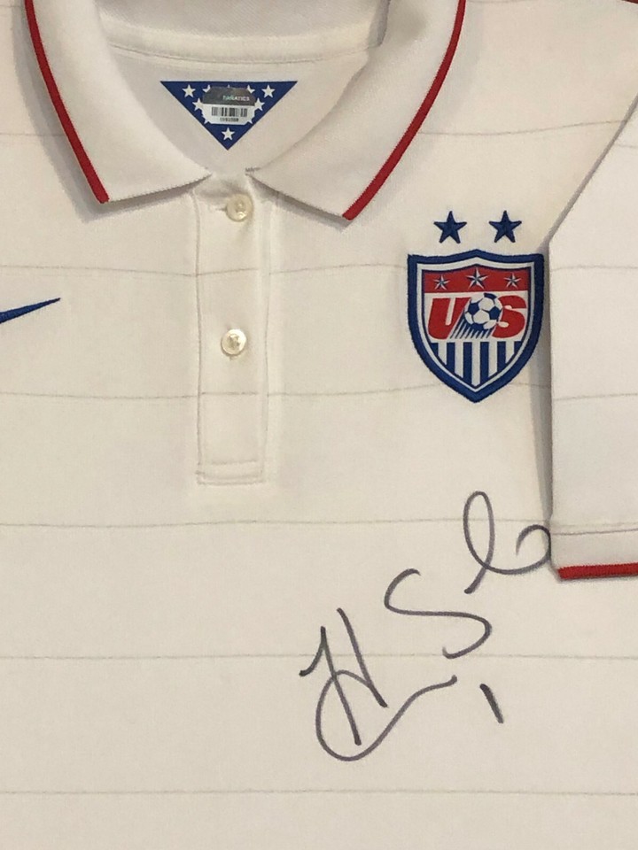 FRAMED HOPE SOLO AUTOGRAPHED SIGNED USA SOCCER JERSEY FANATICS HOLO | eBay