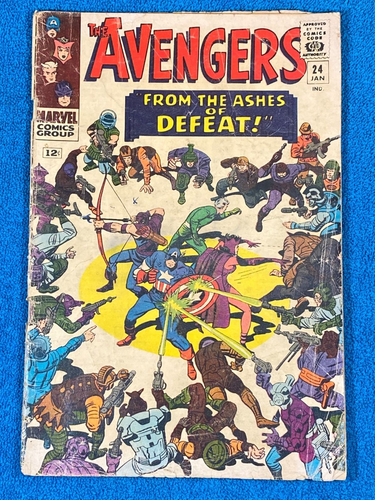 The Avengers #24 From The Ashes Of Defeat! 1965 Marvel Comic Book | eBay